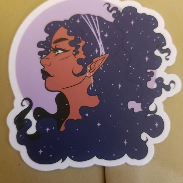 Galactic Goddess - Sticker - Etsy