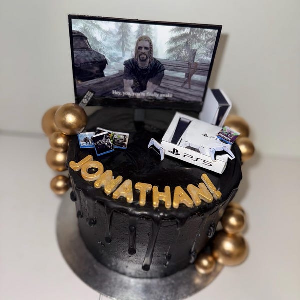 PERSONALISED Wedding Cake Toppers | GAME OVER PS4 Bundle | Funny ...