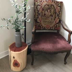 Square Tree Stump Table - Etsy