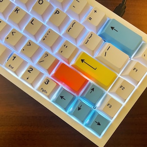 Clear Keycaps Tiffany Keycaps Custom Blank Keycaps Keycap Set - Etsy