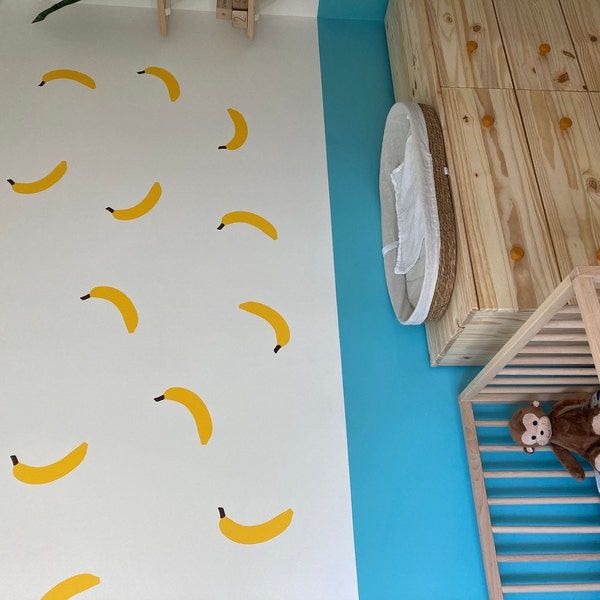 Set of Banana Wall Decals Set Stickers Wall Pattern Decals Confetti ...