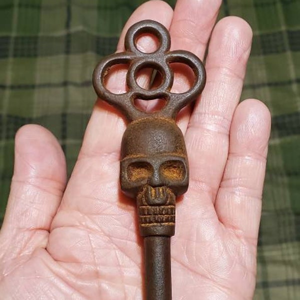 Cast Iron Skeleton Key Medium - Etsy