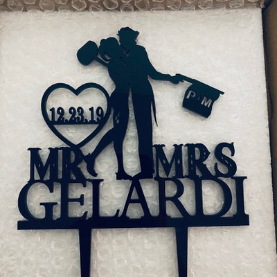 Wedding Cake Topper,joker and Harley Quinn Cake Topper,mr and Mrs Cake ...