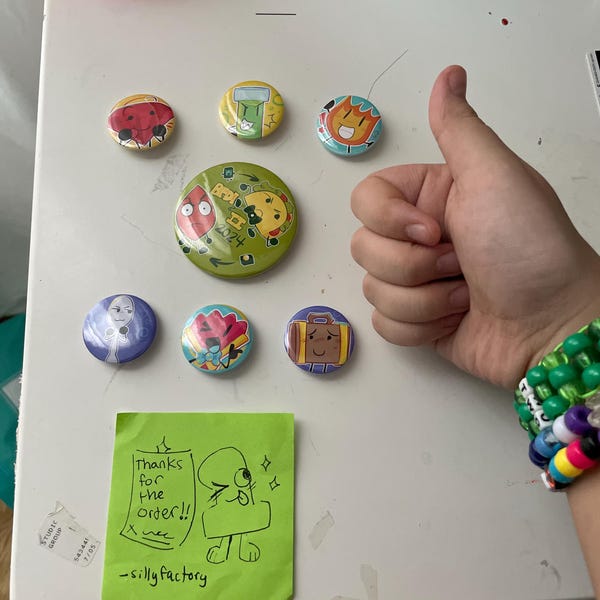BFDI X II 2024 PIN Set - Etsy