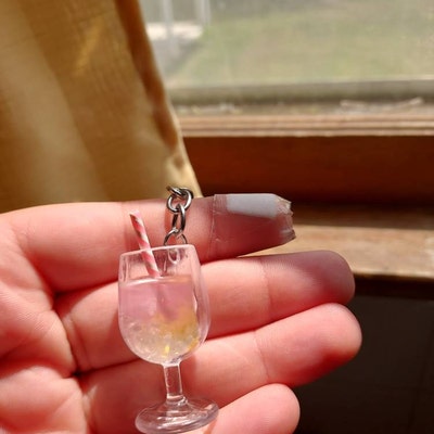 Assorted Kawaii Liquid Drink Keychains - Etsy