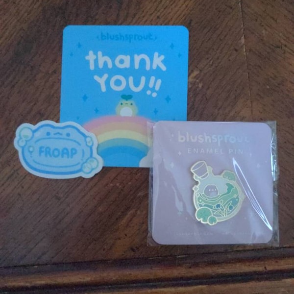 Frog Pond Potion Enamel Pin | Kawaii Magic Lily Pad Lapel Pin, Potion ...