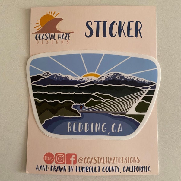 California Redwoods Vinyl Sticker | Weatherproof | Water Bottle Sticker ...