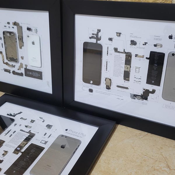 IPhone 6 Teardown Template, iPhone Teardown, Framed Iphone, iPhone ...
