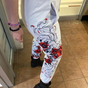 Kitsune Fox Hoodie 3D Ears Nine Tailed Fox Mask Spirit Japan Kami Inari ...