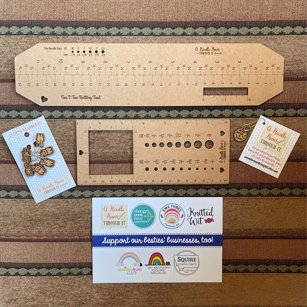 Toe2toe Knitting Tool for Sock Knitting, Kitchener Stitch and Bind off ...