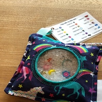 I Spy Bag, Unicorns, Unicorns Rainbows, Busy Bag, Eye Spy Game ...