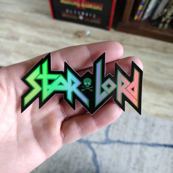 Guardians of the Galaxy - Star Lord Band Sticker - Etsy