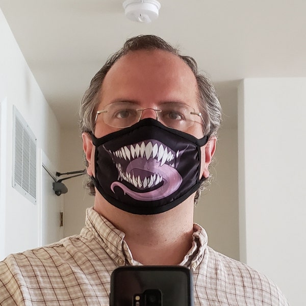 Monster Venom Dust Face Mask With Filter Pocket - Etsy