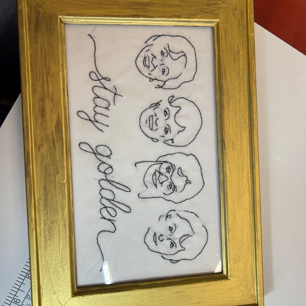 Golden Girls Caricature Machine Embroidery Download- TWO SIZES - Etsy