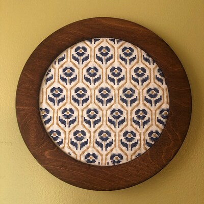 Wood Embroidery Disk spring Flowers Perforated Disk Pattern for ...