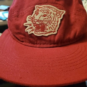 Mountains Embroidered Patch Unconstructed 6 Panel Hat Flat Brim and ...