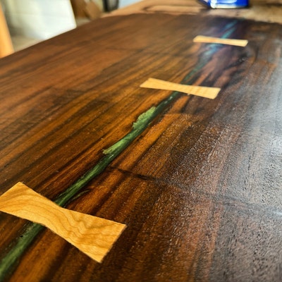 Black Walnut Single Bow Tie Inlay Stitcher - Etsy