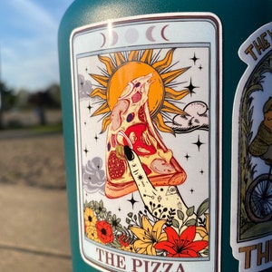 Tarot Card Sticker the Reader Tarot Card Occult Book Decor - Etsy