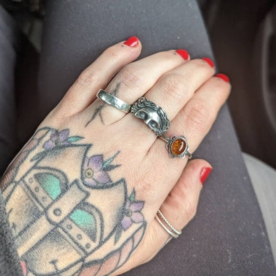 Aphrodite Eyes One of A Kind Ring, Goddess Venus Ring in Roman ...