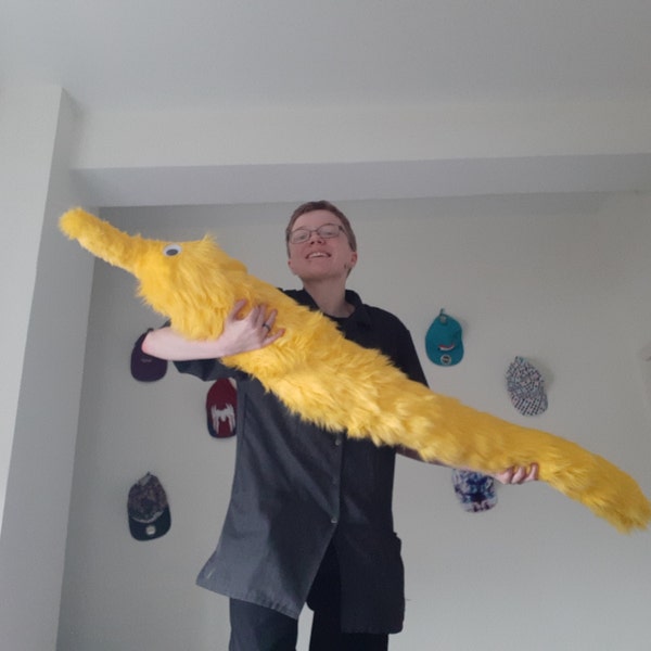 5ft/1.5m Worm on a String Plush - Etsy