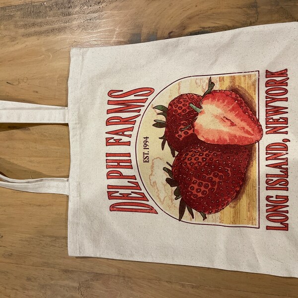 Delphi PJO Tote Bag, Delphi Strawberry Farms Tote Bag, Delphi ...