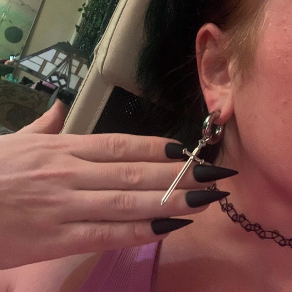 Luna Death Moth Skull Plug Hoop Gauges Tunnels Ear Earrings Dangle ...