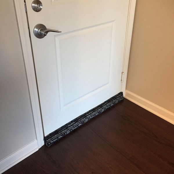 Door Draft Stopper Made of Felt Fabric With 4 Magnets or 4 Adhesive ...