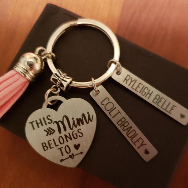 Mimi Gift • THIS MIMI BELONGS to Keychain • Favorite Mimi Gift • Best ...