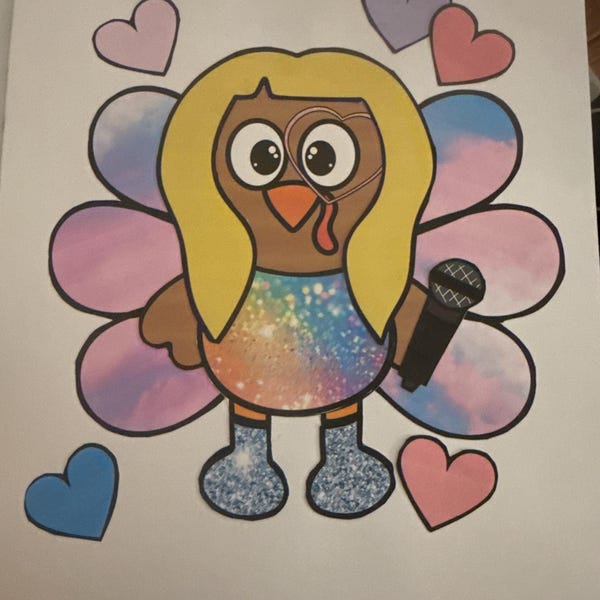 Pop Star Lover Turkey Disguise Printable, Turkey in Disguise Kit ...