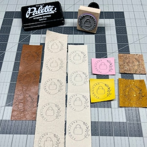 Custom Fabric Stamp of Your Logo or Image, Clothing Stamp Kit, Fabric ...