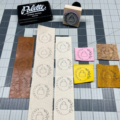 Custom Fabric Stamp of Your Logo or Image, Clothing Stamp Kit, Fabric ...