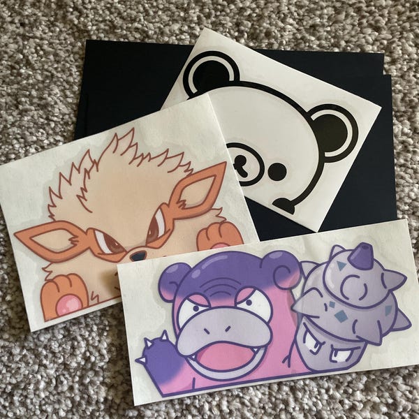 Fire Doggo - Peeker Decal Sticker Vinyl - Waterproof & Weatherproof ...