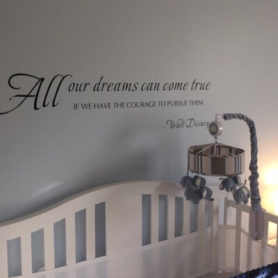 Walt Disney Quotes Motivational Wall Quotes Vinyl Decal - Etsy