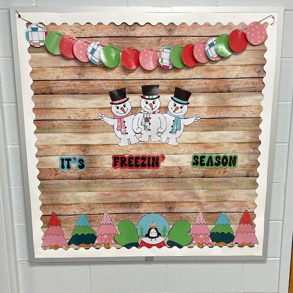 Winter Bulletin Board | Snowman Bulletin Board | Bulletin Board Ideas ...