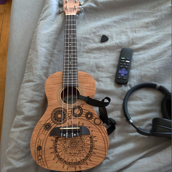 Engraved "egyptian Design" Ukulele - Etsy
