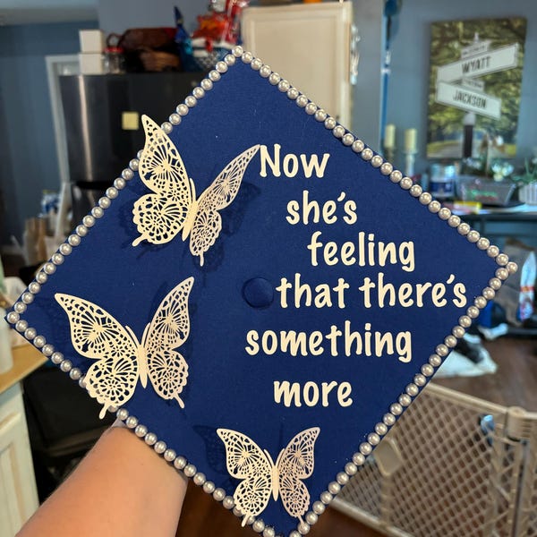 Custom Graduation Cap Iron on Transfer, Graduation Cap Decal, Custom ...