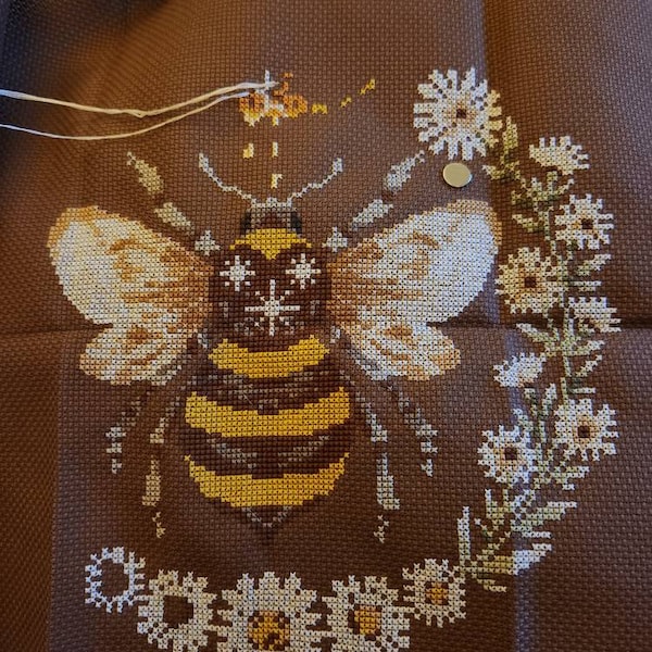Bee Cross Stitch Pattern PDF - Digital Download - Insect Honey Bee ...