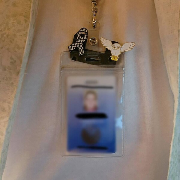 Badge Topper / CHARM COLLECTION - Awareness Ribbon - Charm Only - Etsy