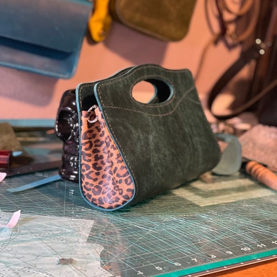 Handbag Evening Bag Leather Pattern PDF - Etsy