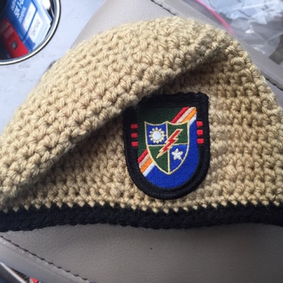 Crochet Army Beret PATTERN Comes With Directions for Sizes Newborn Thru ...