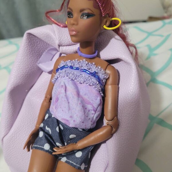 50's Style Black Coat / Handmade Fashion Doll Clothes / Fits Doll Types ...