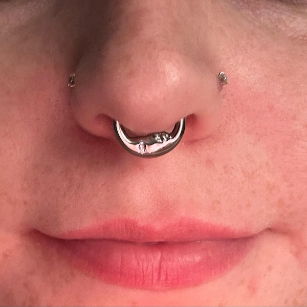 14G Belly Button Clicker/minimalist Navel Jewelry/belly Hoop/hinged ...