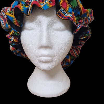 PDF Sewing Pattern for Bonnet / Satin Hair Sleeping Hat / Sleep Cap ...