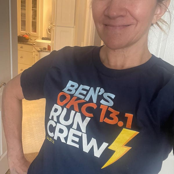 Custom Running Crew T-shirt, Family Matching Shirts, Group Spectator ...