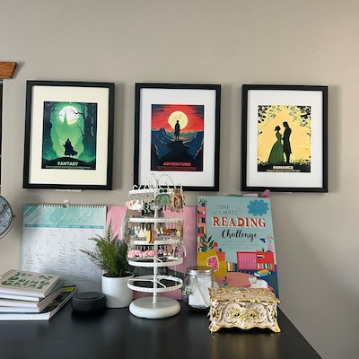 Book Genre Posters Set of 10, Classroom Decor, Library Decor, Book ...