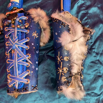 Dagger Bracer Set default Brown - Etsy