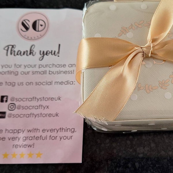 Custom Jewellery Box, Personalised Jewellery Boxes, Travel Jewellery ...