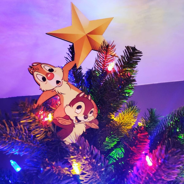 Chip N Dale Balancing Act Ornament / Tree Topper - Etsy