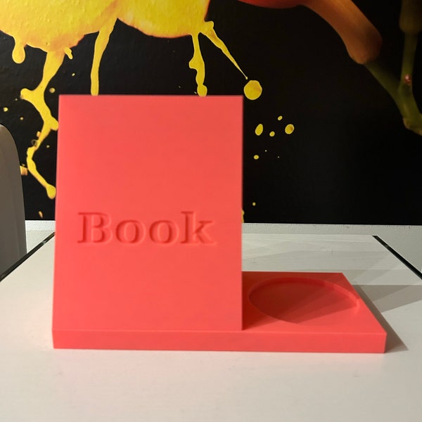 3d Printed Book Holder | Book Barn | Bookmark | Book Saver | Reader ...