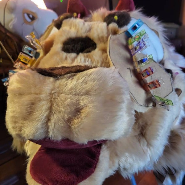 Sasha BEIGE 2 Inch Long Pile Soft Luxury Faux Fur Fabric Fursuit ...